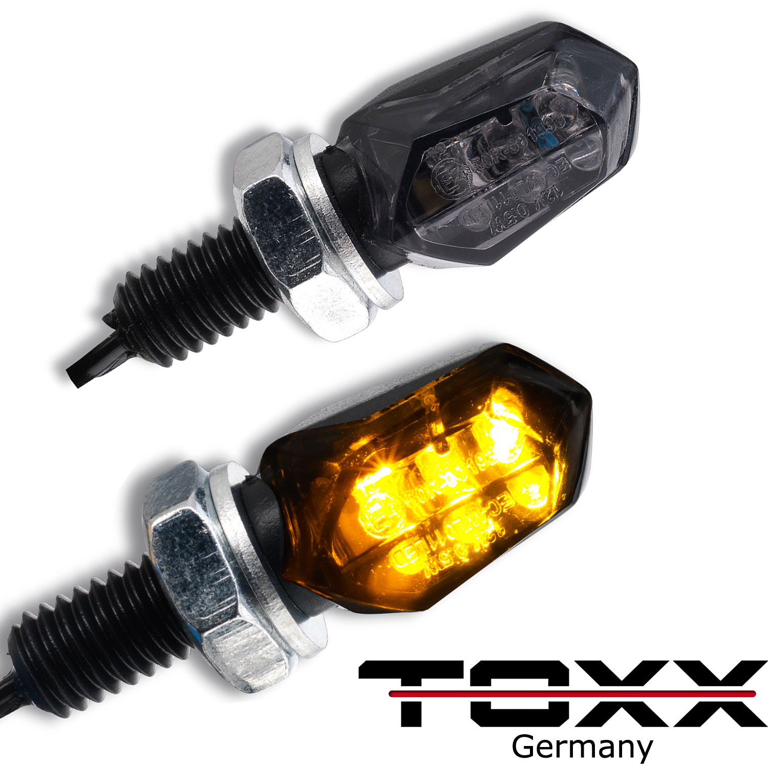 ToXx LED Blinker Tiny schwarz getönt | Blinker LED / Halogen | Blinker ...